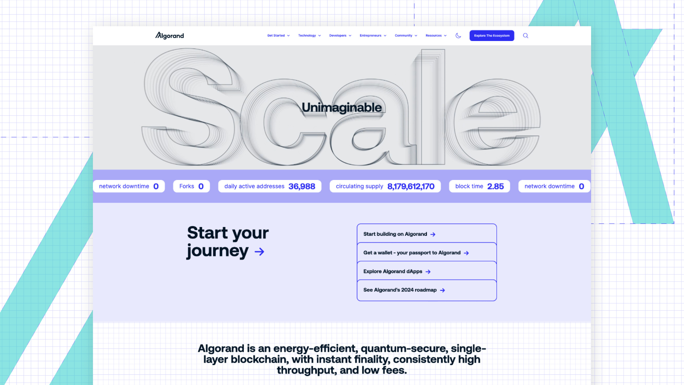 Algorand Website | Blend